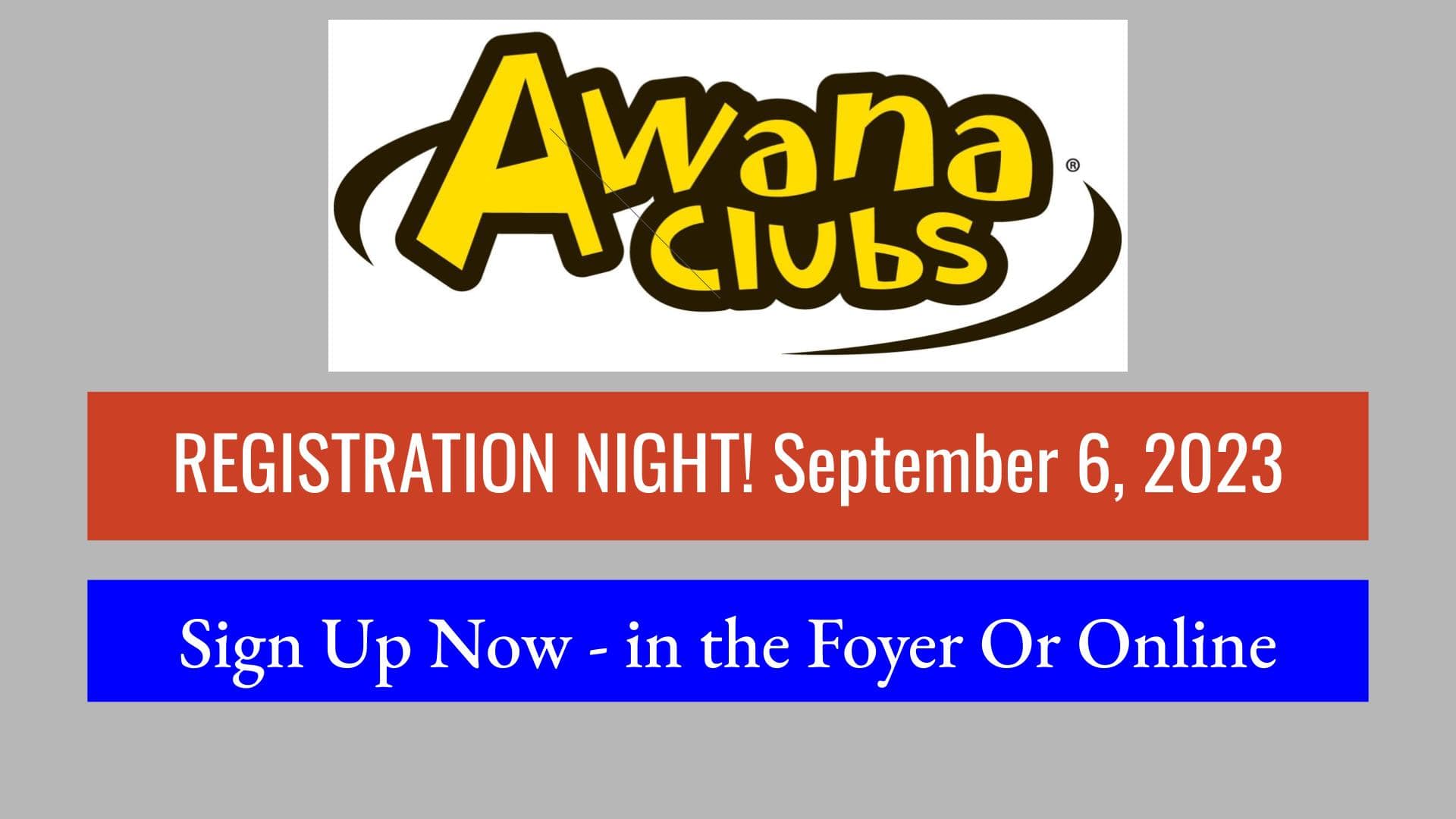 Awana Club - Registration - Scott Valley Berean Church